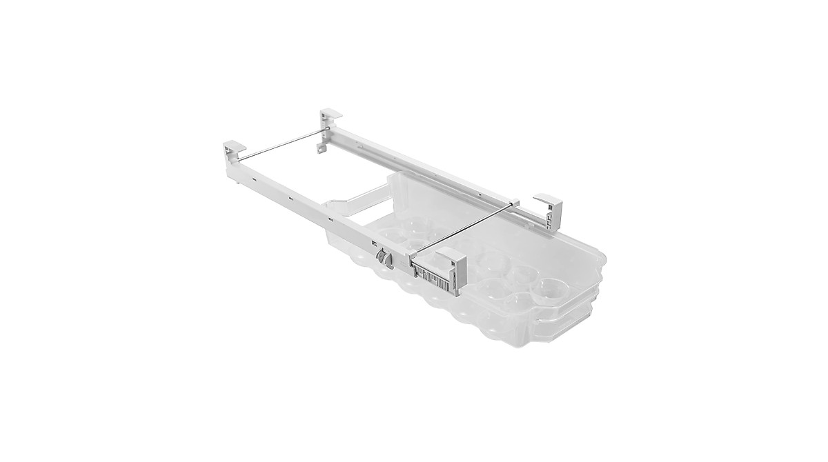 Smart Design Adjustable Egg Drawer - Fits Up to 18 Eggs