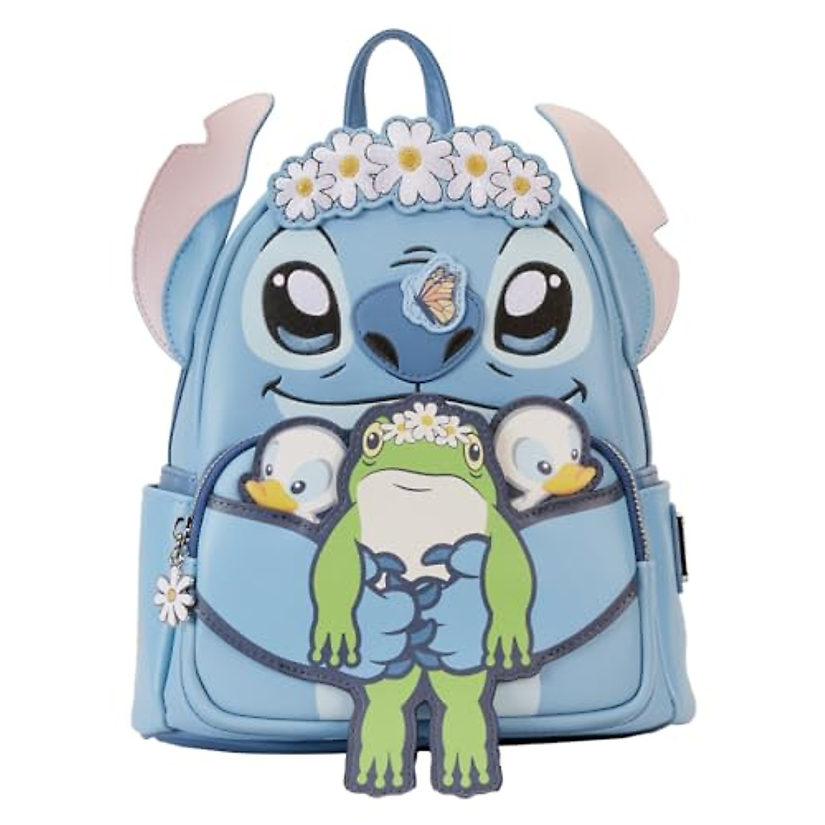 Loungefly Disney Stitch Springtime Daisy Cosplay Womens Double Strap Shoulder Bag Purse