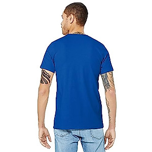 Bella+Canvas Unisex Jersey Short Sleeve Tee, True Royal, X-Large