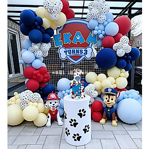 AJOYEGG Baby Blue Balloons Macaron Light Blue Balloon 100pcs 5+12+18Inch, Pastel Blue Party Balloons Garland Kit for Birthday Baby Shower Gender Reveal Wedding Bridal Shower Decoration