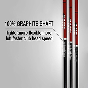 Acstar Junior Golf Putter Graphite Kids Putter Right Handed for Kids Age 3-5(Red,25" Age 3-5)