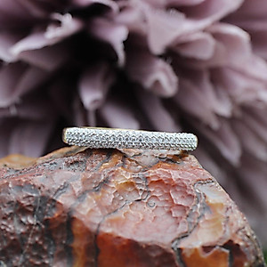 SAVEARTH DIAMONDS 1/4 Carat Round Cut Lab Created Moissanite Diamond Engagement Wedding Band Ring In 14k Yellow Gold Over Sterling Silver Jewelry For Women (0.25 Cttw) Ring Size-7.5