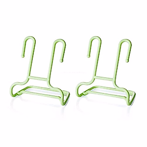 KNFUT Shoe Slots, 2PCS/Set Multi-Function Shoe Shelf Organizer Creative Shoes Drying Rack Stand Hanger Dropship (Color : Pink Color)