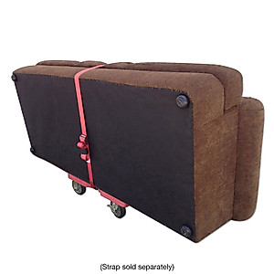 SNAP-LOC 1500 LB ALL-TERRAIN DOLLY RED (USA!) with Steel Frame, 6 inch Casters and optional E-Strap Attachment