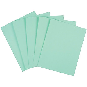 Staples 490886 Cover Stock Paper 67 lbs 8.5-Inch x 11-Inch Green 250/Pack (82995)