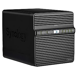 Synology DiskStation DS420j NAS Server with 1.4GHz CPU, 1GB Memory, 16TB HDD Storage, 1 x 1GbE LAN Port, DSM Operating System…