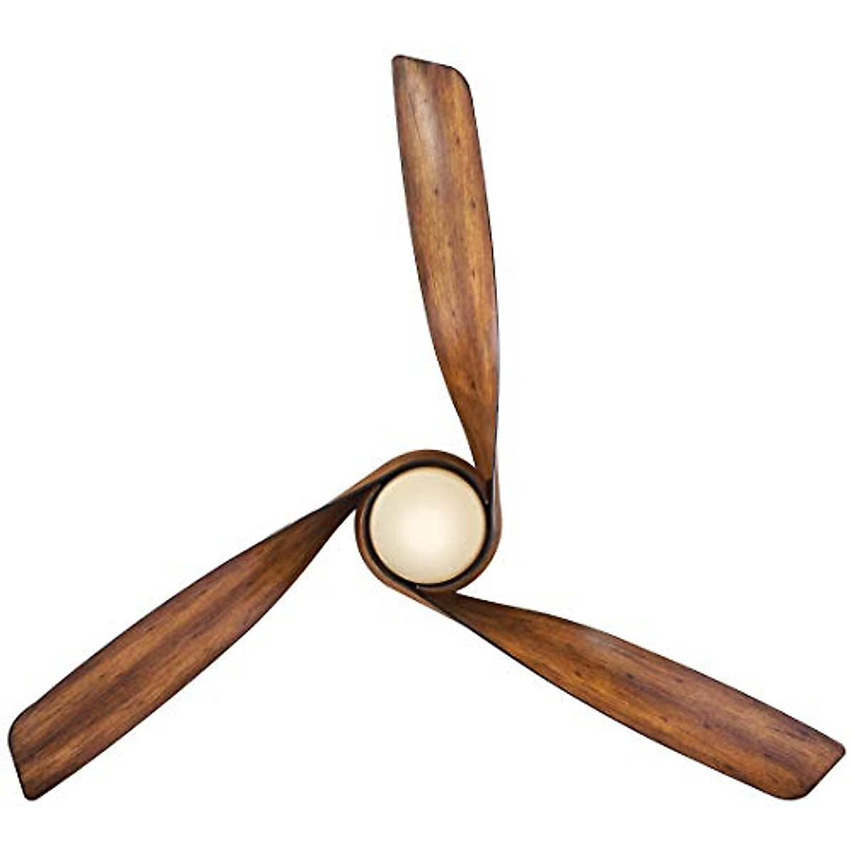 Minka Aire F803DL-DK Artemis - Smart Ceiling Fan with Light Kit in Transitional Style - 15.5 inches tall by 58 inches wide, Finish Color: Distressed Koa, Blade Color: Distressed Koa
