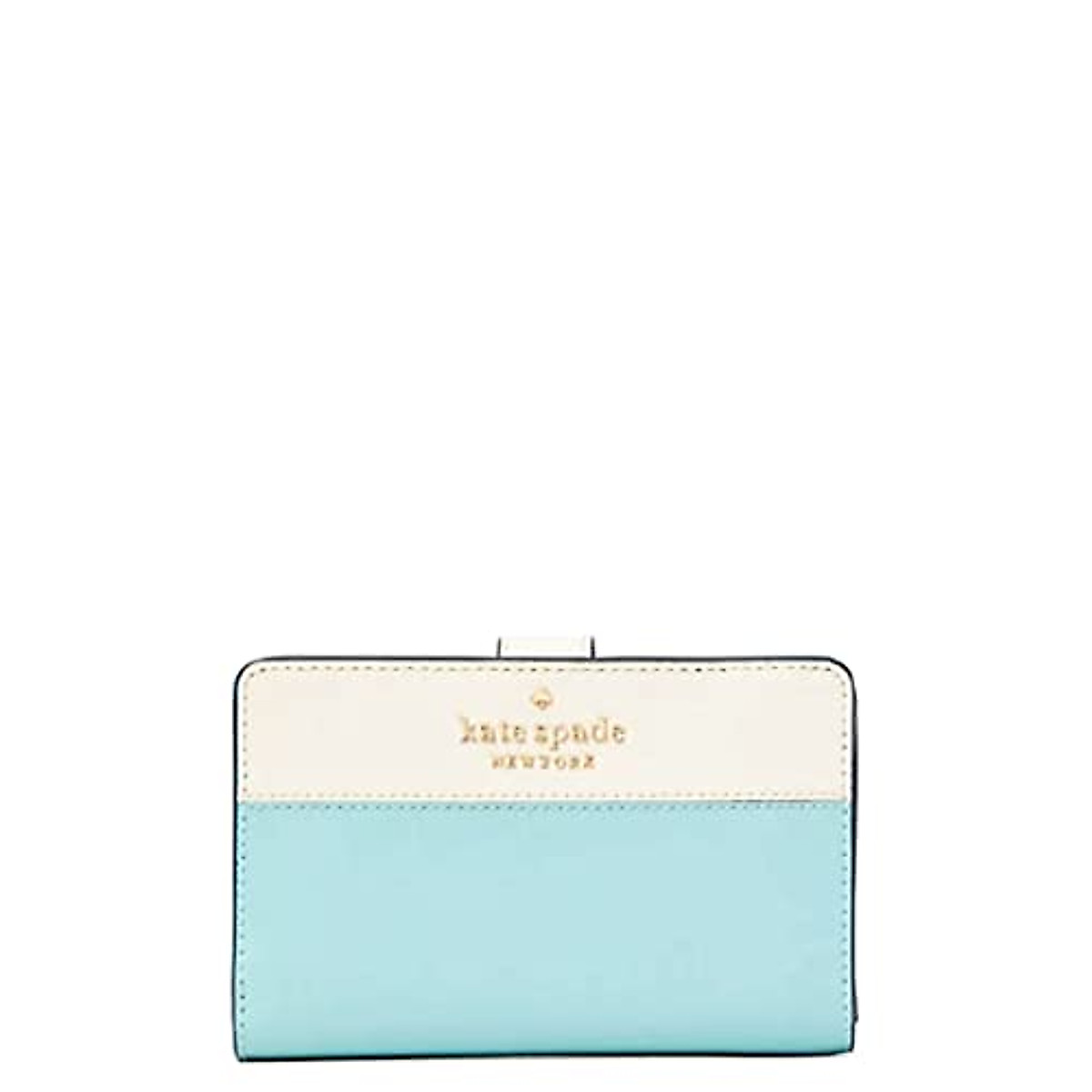 Kate Spade New York Staci Colorblock Medium Compact Bifold Wallet In Poolside