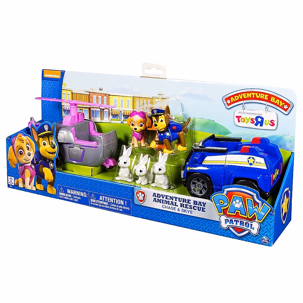 Paw Patrol Adventure Bay Rescue Animal Rescue Set, Chase & Skye