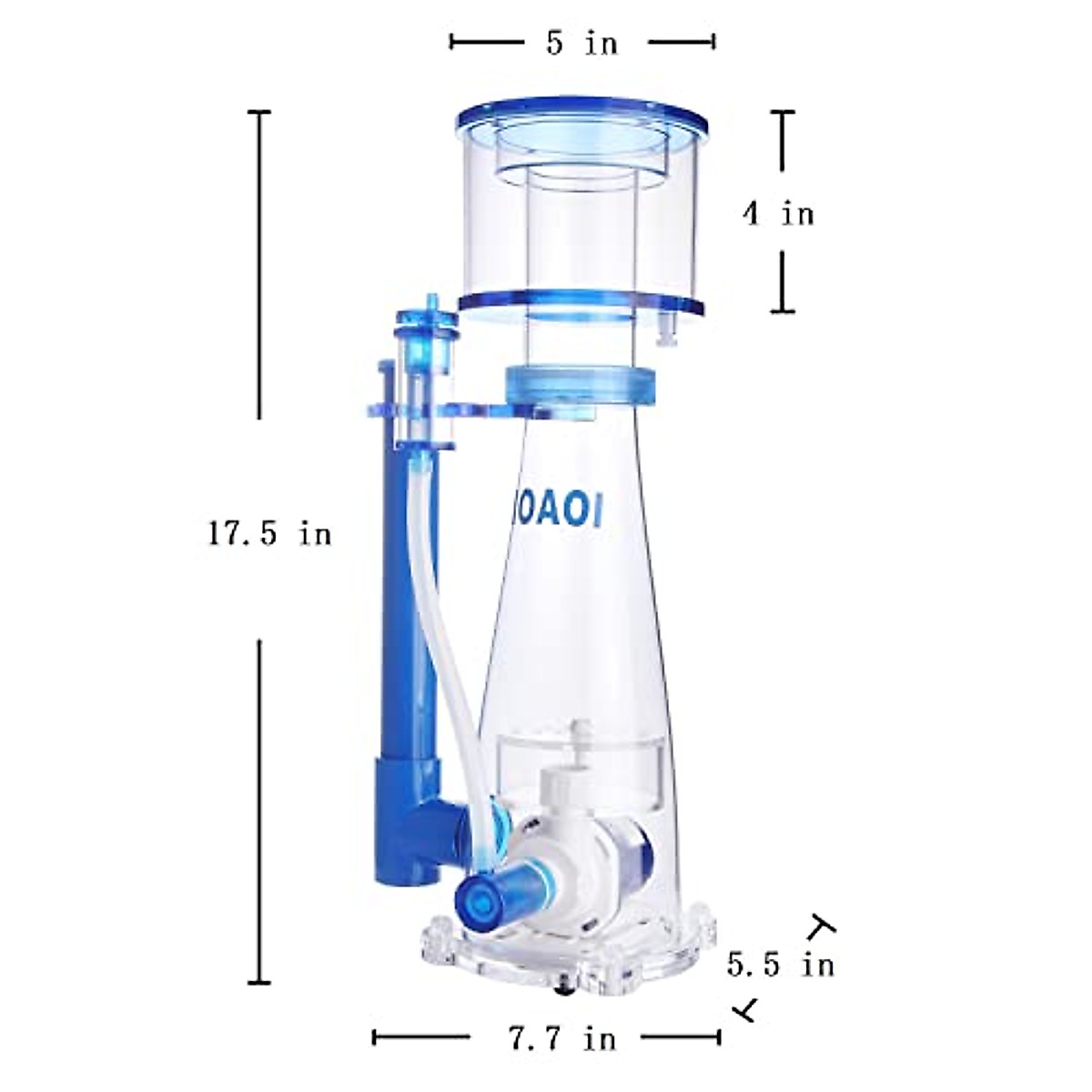 In Sump Protein Skimmers for Saltwater Aquariums up to 100 Gallons Fish Tank, DC Pump with Controller