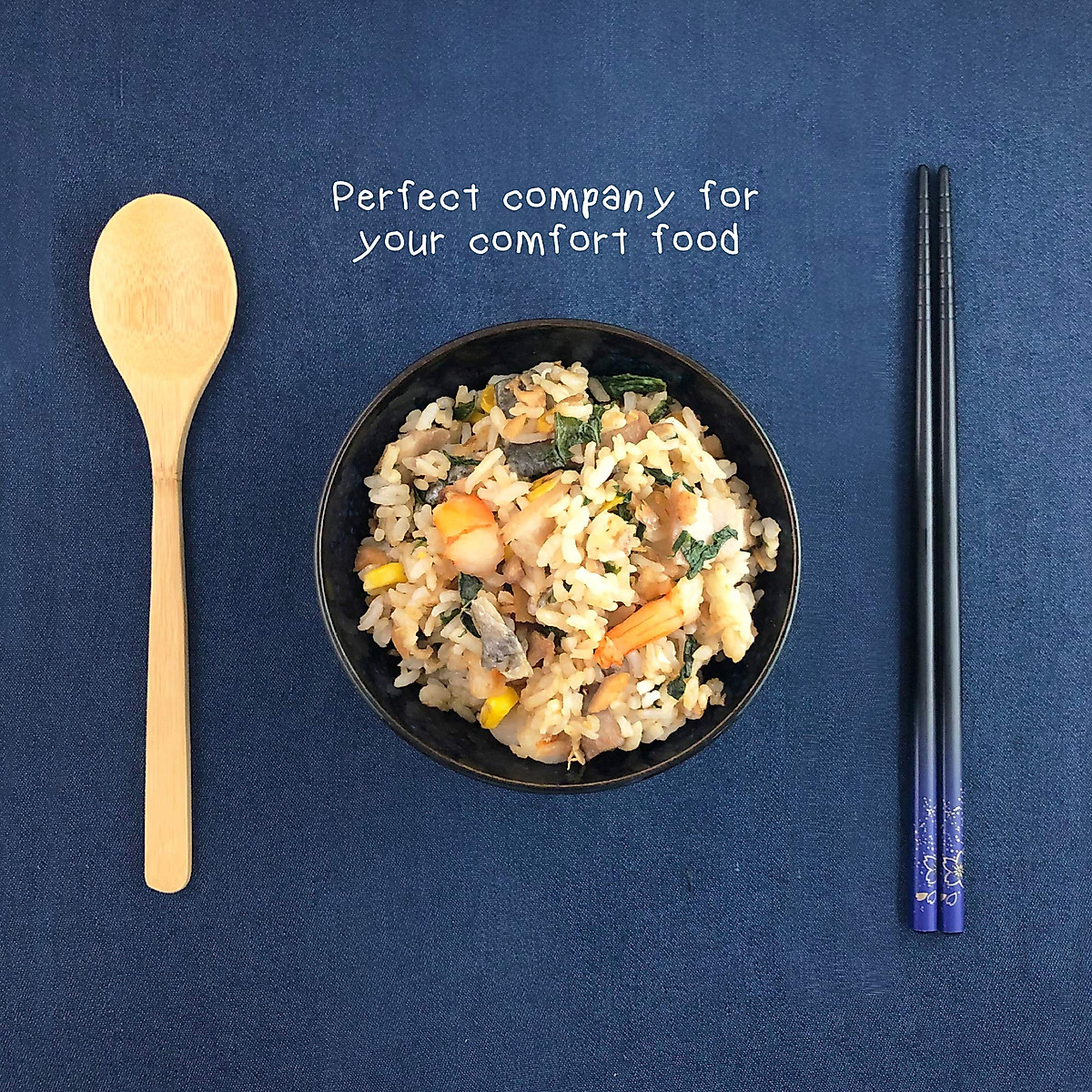 JapanBargain 3807, Pack of 10 Solid Bamboo Dinner Spoons Soup Spoons, 8-inch