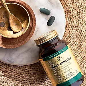 Solgar Male Multiple, 180 Tablets - Multivitamin, Mineral & Herbal Formula for Men - Advanced Phytonutrient - Vegan, Gluten Free, Dairy Free - 90 Servings