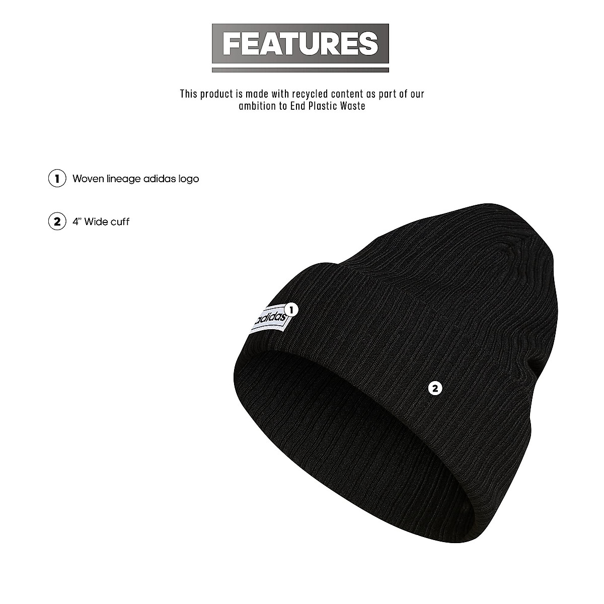 Women's 4 Inch Cuff Fold Beanie