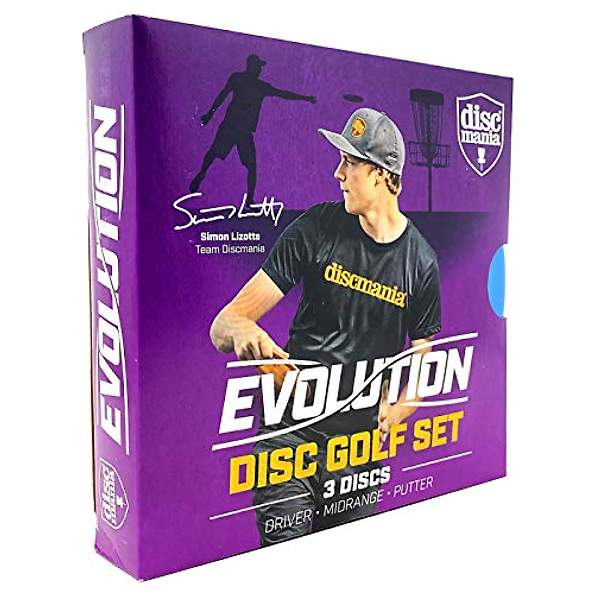 Discmania Evolution GEO Disc Golf Set of 3 – Includes Disc Golf Putter, Mid-Range and Driver, (Colors Will Vary)