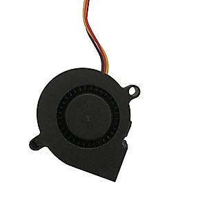 2-Pack Long Lifetime 3wires 50x50x15mm DC Fans DC 5V Cool Blower Fan 5015 Extruder Hotend Cooler Front Hotend Fan for Prusa i3 MK3 MK3S MK2/2.5 3D Printer