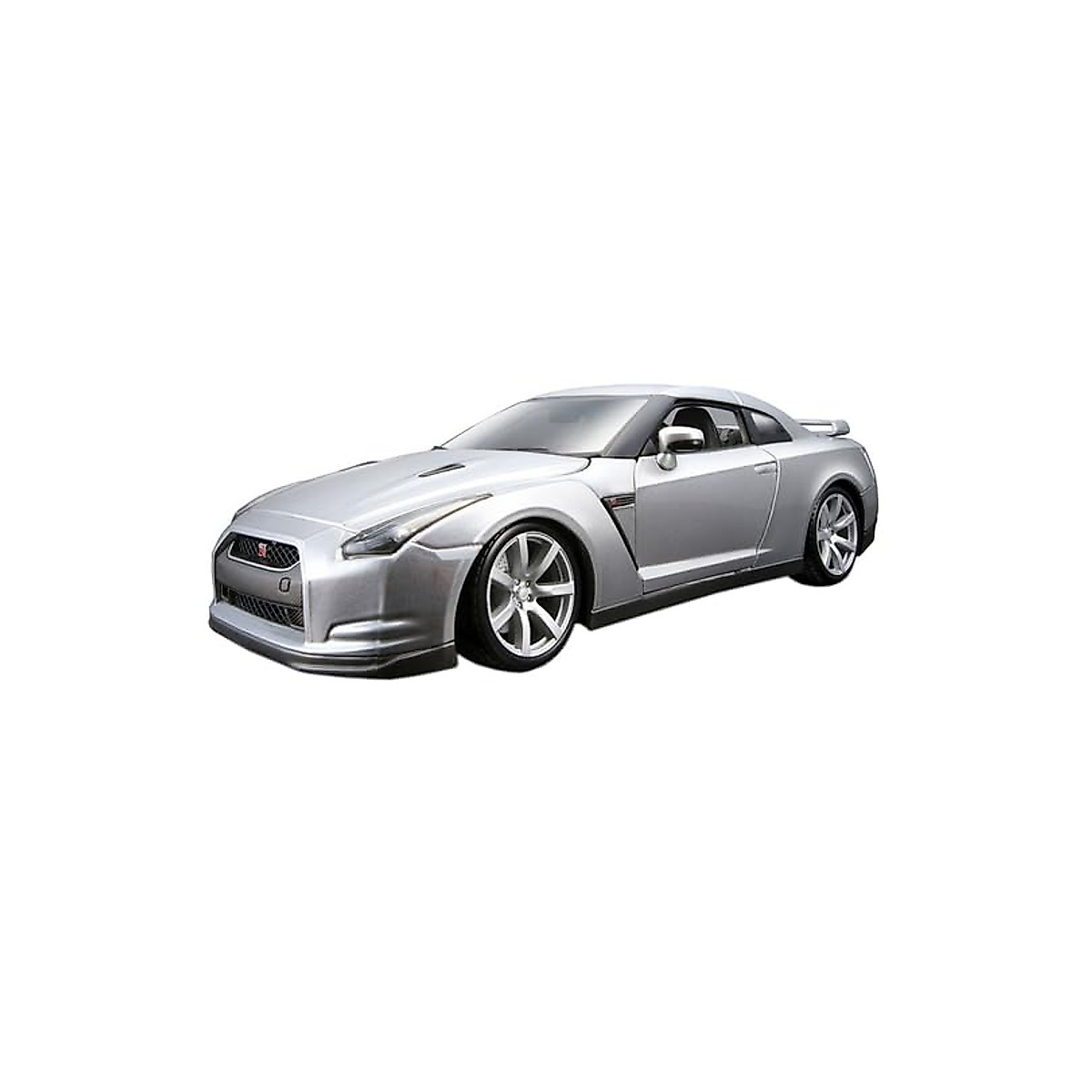 2009 GT-R R35 Silver 1/18 Diecast Model Car by Bburago 12079s