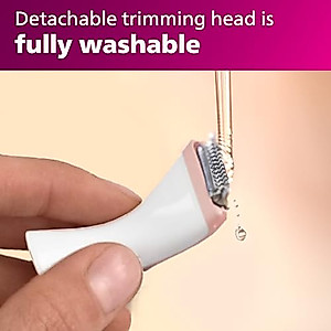 Philips Beauty Women's Bikini Trimmer and Precision Trimmer Special Edition Bundle, BRT387/90,Pink and White