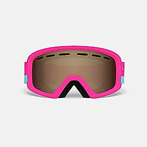 Giro Rev Youth Snow Goggles - Disco Birds Strap with Amber Rose Lens (2021)