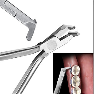 Dental Orthodontic Distal Cutter Plier,Orthodontic Flush Cutter, Distal End Cutter With Safety Holder,Cut Wire Up To A Maximum Of .021" x .025" (.53 mm x .64 mm) Standard Head Long Handle