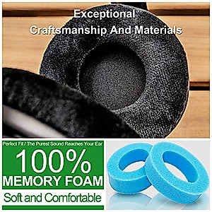 Replacement Ear Pads Compatible with DT770, DT880, DT990, DT 770 PRO, DT 880 PRO, DT 990 PRO Headphones (Black)