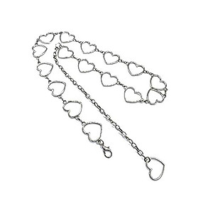 KOEDLN Hollow Heart Charms Waist Body Chain Trendy Belt Belly Chain for Women Girls Clothes Accessory Jewelry Adjustable