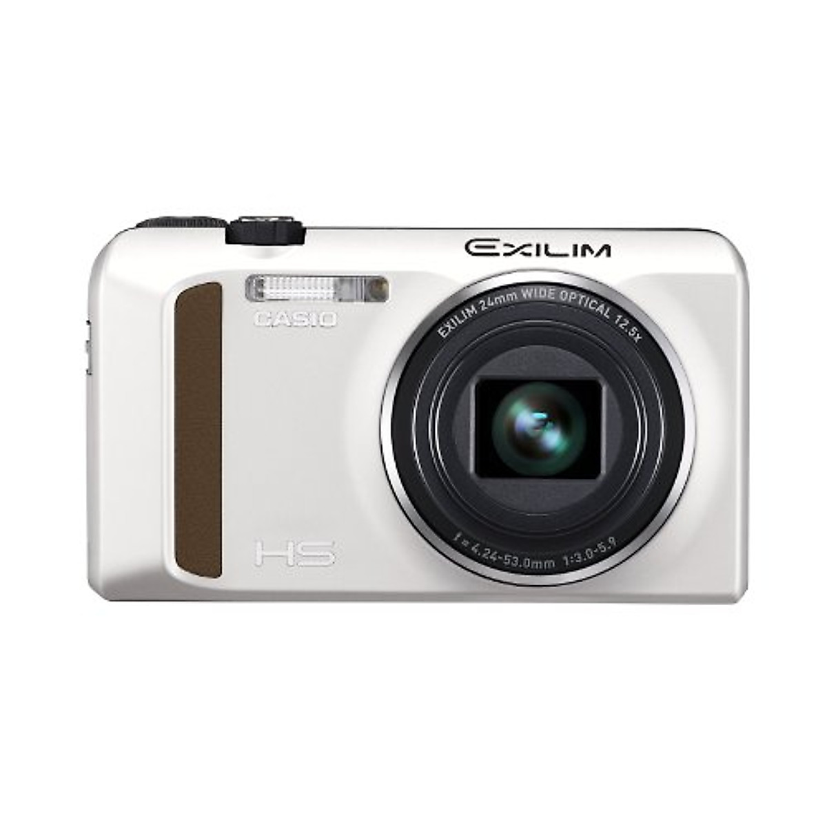 Casio High Speed Exilim Ex-ZR400 Digital Camera White EX-ZR400WE - International Version (No Warranty)