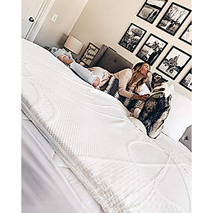 Perfect Cloud Gel-Infused 2-inch Cooling Memory Foam Mattress Topper Pad - Pressure Relieving (King)