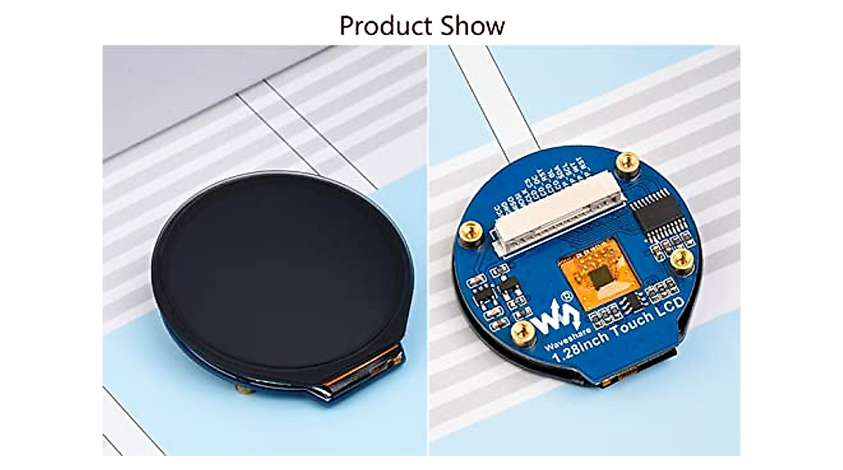 1.28-inch Touch Round LCD Module – Vibrant IPS Display & Touch