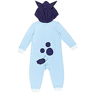 Bluey Toddler Boys Zip Up Cosplay Coverall Costume 4T
