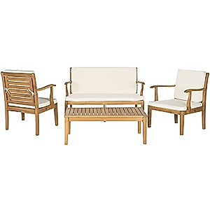 Safavieh 4-Piece Outdoor Collection Fresno Patio Set