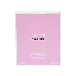 Chanel Chance Eau Fraiche Eau De Toilette Purse Spray for Women 3 X 0.7, 2.1 Fl Oz