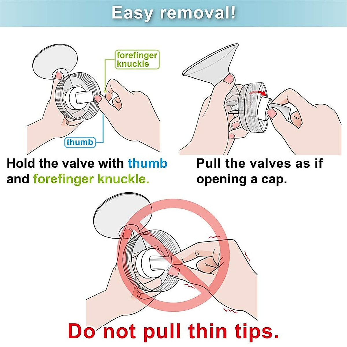 Nenesupply Duckbill Valves Compatible with Spectra Pump Parts Compatible with Spectra S2 S1 9 Plus Breast Pump Replace Spectra Valves and Spectra S2 Accessories