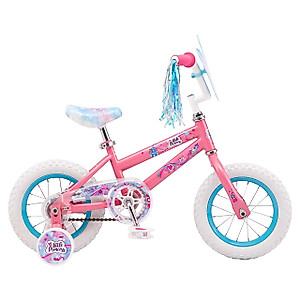 Pacific Princess Character Kids Bike, 12-Inch Wheels, Ages 3-5 Years, Coaster Brakes, Adjustable Seat, Pink, One Size
