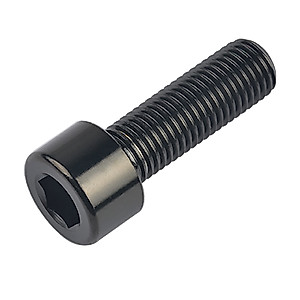 Wanyifa Titanium Cap Allen Socket Head Bolts M10 20 25 30 35 40 45 50 55 60mm Screw Pack of 4 (M10x30mm Pitch 1.5mm, Black)