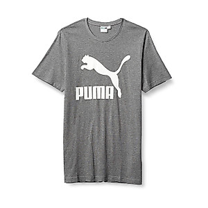 PUMA Men's Classics Logo Tee, Bridal Rose, XS