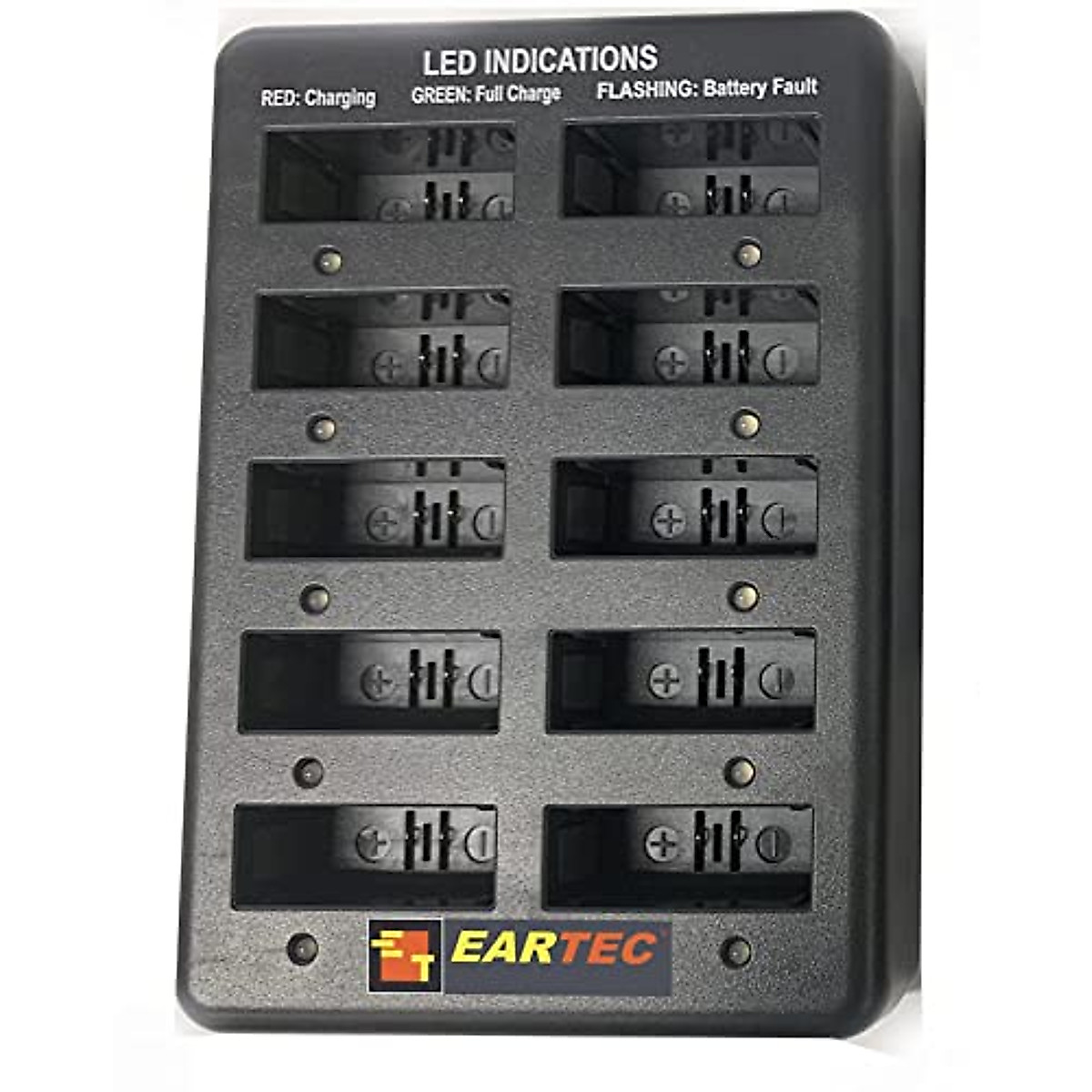 Eartec HUB8S Ultralite Full Duplex Wireless Headset Communication System for 8 Users – 8 Single Ear Headsets, HUB Transceiver with SolidSignal Cleaning Wipes Bundle