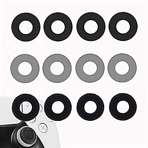Geekria Precision Rings, Aim Assist Motion Controller Suitable Compatible with PlayStation 5, PS5, Xbox One/Series X, Switch Pro, Control (12 Rings)