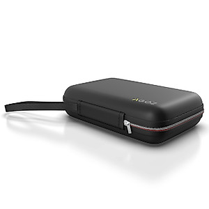 AGOZ Hard Carrying Case for Bushnell Phantom 2 Rangefinder Golf GPS, Protective Cover with Wrist Strap, Anti-Shock, Water Resistant Pouch for Golf GPS, Interior Mesh Half Pocket for Cable (Black)