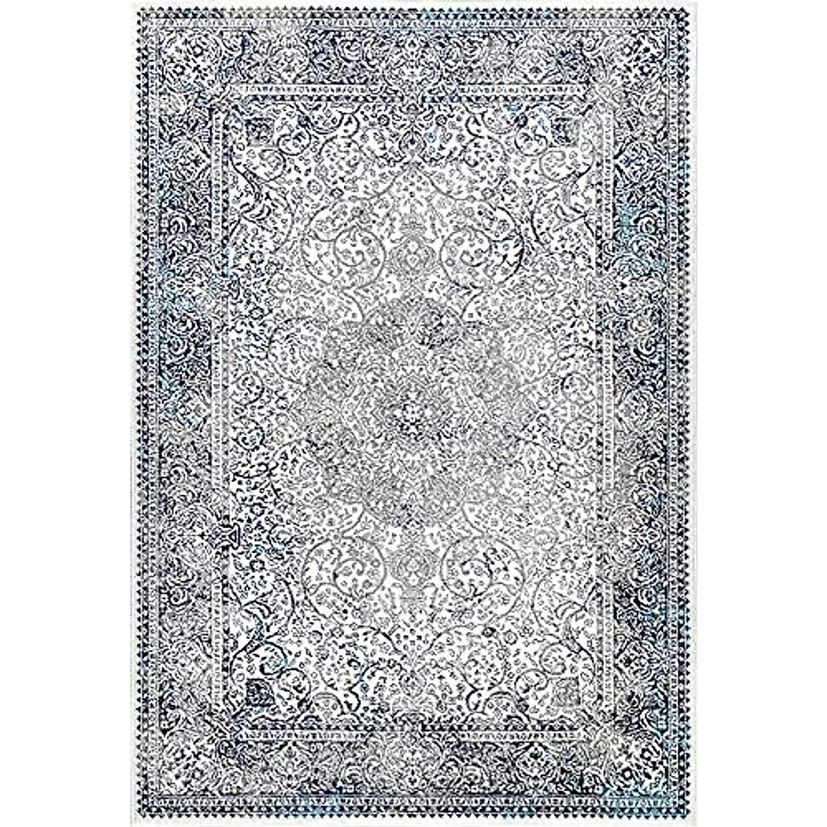 nuLOOM Transitional Persian Delores Area Rug, 4x6, Blue