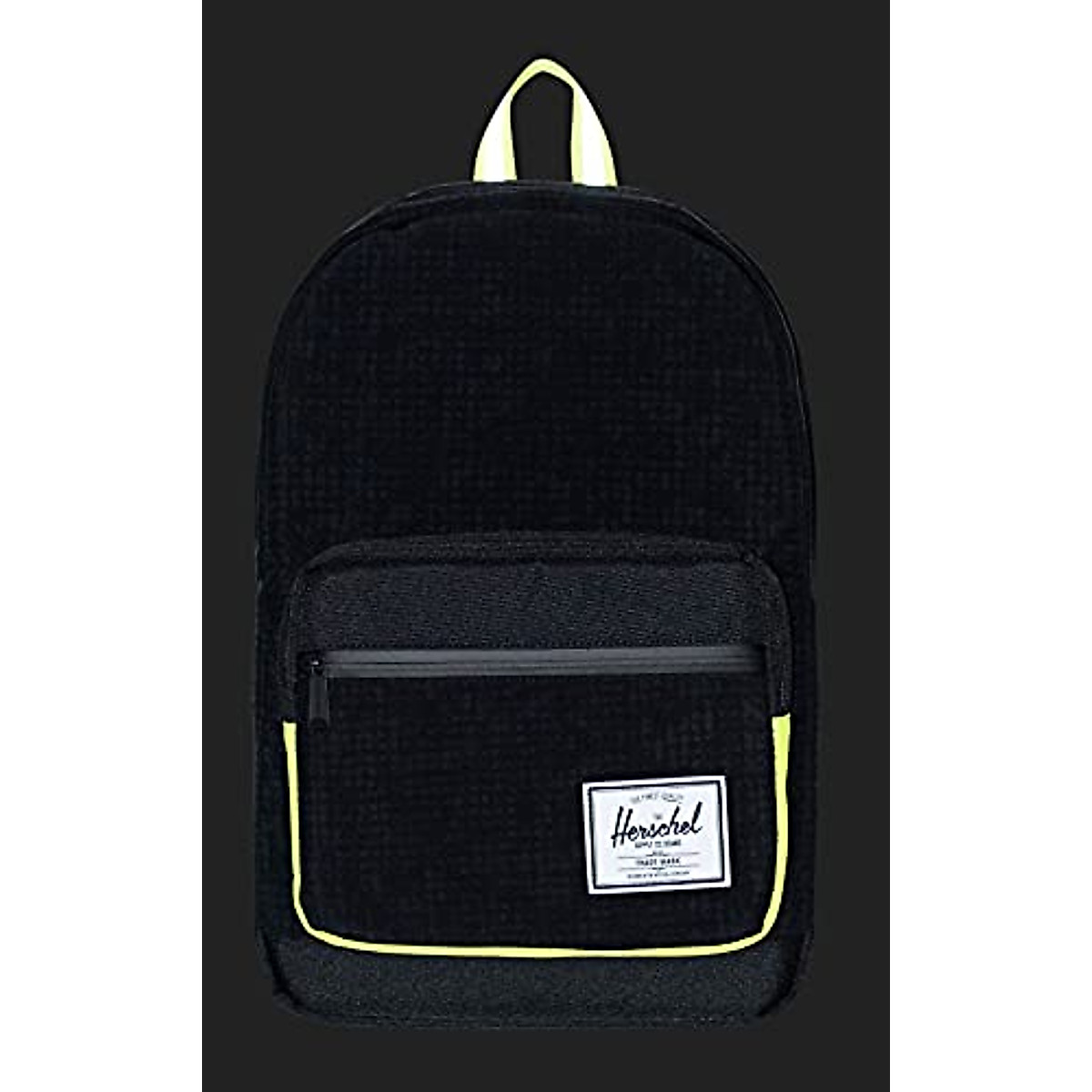Herschel Supply Co. Pop Quiz Black Enzyme Ripstop/Black/Safety Yellow One Size