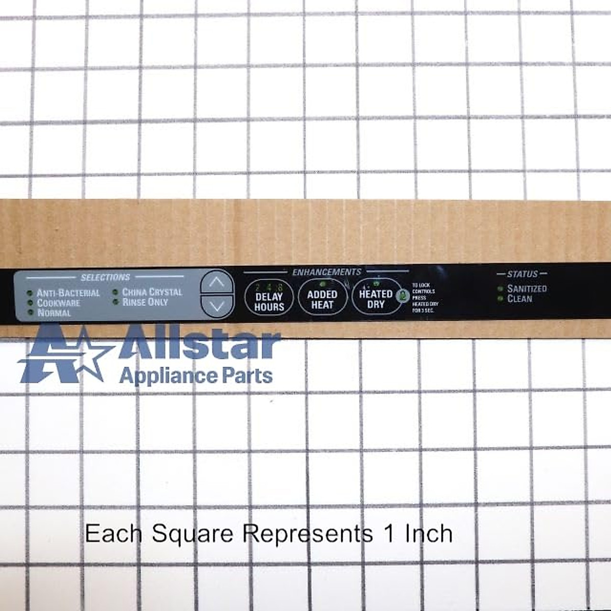 WD34X10915 Dishwasher Touchpad