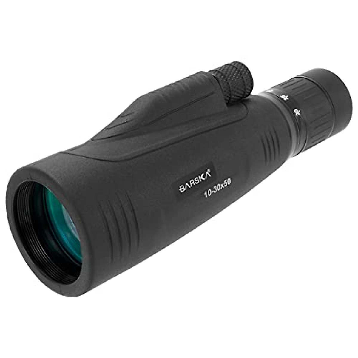 BARSKA 10-30x50mm Blackhawk Precision Zoom Monocular for Bird Watching, Travel, Hunting, Boating, and Camping.