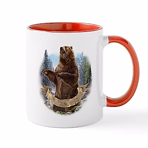 CafePress Grizzly Bear Mug Ceramic Coffee Mug, Tea Cup 11 oz