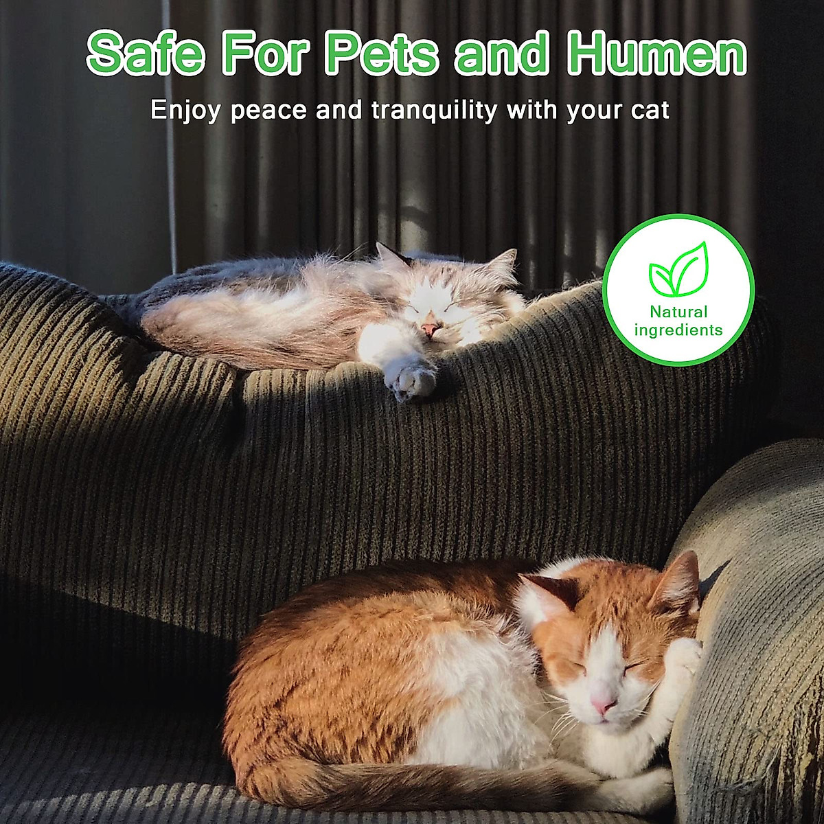 2 Pack Cat Calming Collar for Cats Pheromone Collar Efficient Relieve Reduce Anxiety Stress Pheromones, Calm Relaxing Comfortable Collars, Adjustable Breakaway Design (Purple)