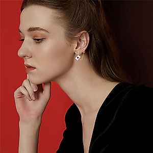 ANDPAI Unique Funny 18K Gold Plated Hypoallergenic Poker hearts and spades A Ace Playing Cards Dangle Drop Stud Earrings For Women Gambling Casino Jewelry Gift (Gold 4)