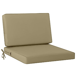 idee-home Outdoor Cushions for Patio Furniture, Outdoor Seat Cushions 28.5 x 28.5 Waterproof & Fade Resistant Couch Sofa Replacement Deep Couch Chair Cushion for Yard Garden Deck