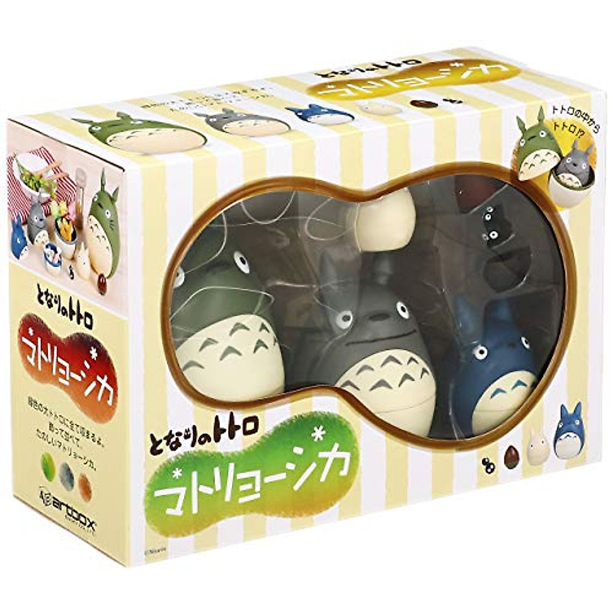 Ensky - My Neighbor Totoro - Totoro Nesting Dolls - Official Studio Ghibli Merchandise