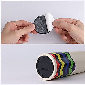 KINBOM 10pcs Rubber Bottoms for Sublimation Tumblers, Skinny Tumbler Rubber Bottom Pads Bulk for 20 oz Tumbler Protective Silicone Bottoms for Tumblers Straight Wine Tumblers 12/15/17/20/30oz (56mm)