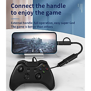 Zoyuzan USB Type C to Lightning Adapter, Supports Digital Cameras, USB Flash Drives, Keyboards, Mice, Gamepads, Microphones, Mixers, Sound Cards, Electronic Drums