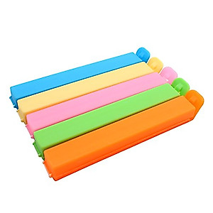 Dianoo 20 PCS Food Sealing Clips For Kitchen 11CM (Random Colors)